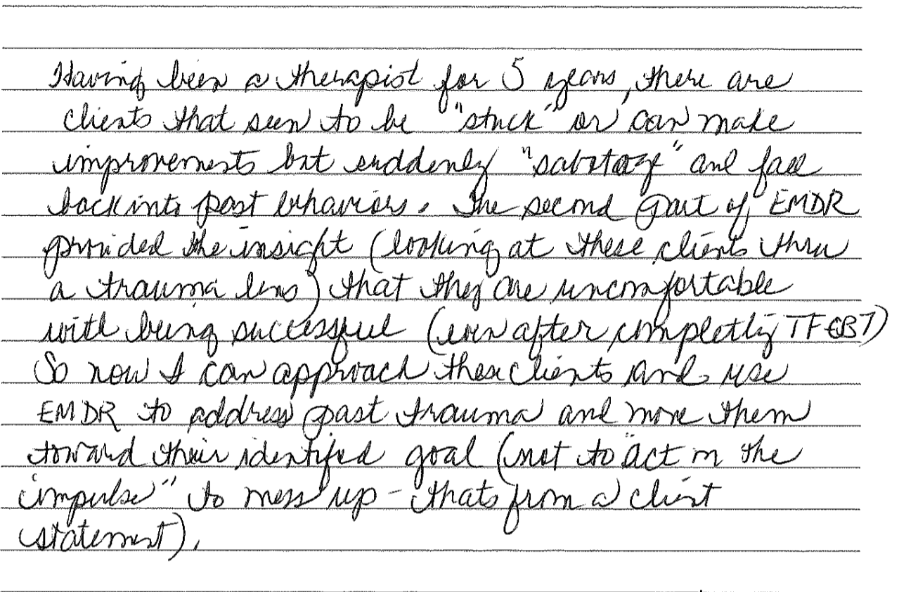 EMDR Therapy Training - Healing TREE